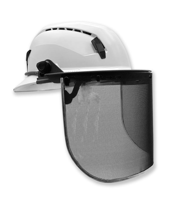 Mesh Face Shield with Bracket (Full Brim Compatible) – BDG Safety